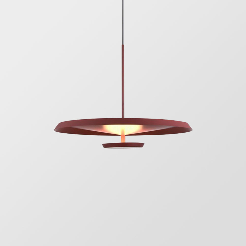 Modern LED Fixtures Round Plate Pendant Lights | Lumpaz