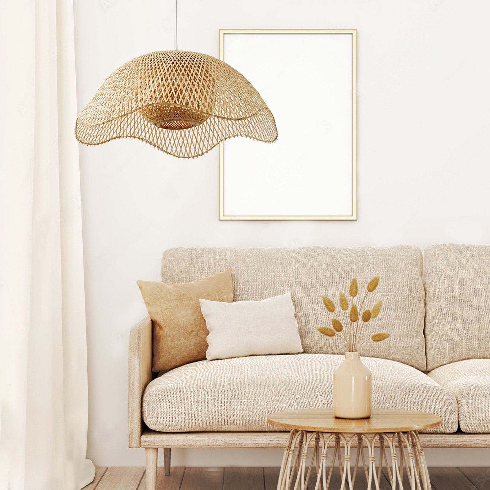 Bamboo Woven Hanging Lighting | Lumpaz