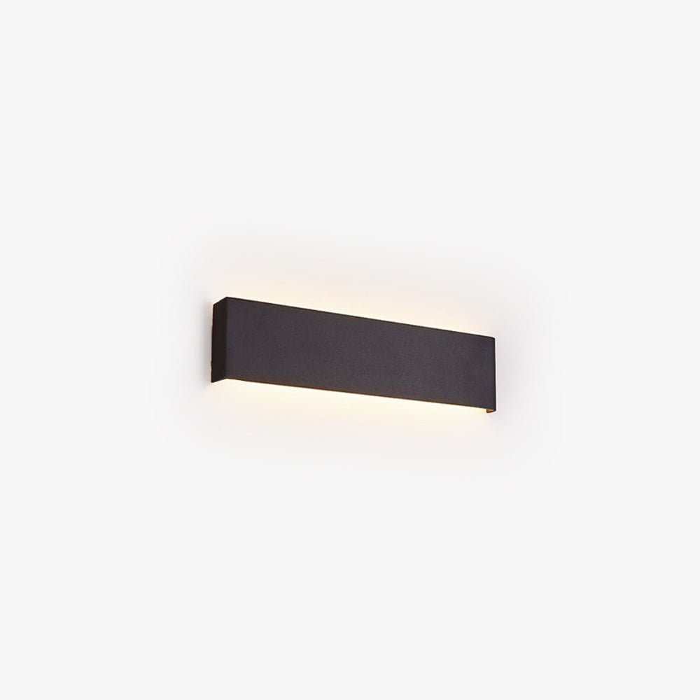 Edge Minimalist Rectangular Wall Lamp Black/White/Gold Bathroom | Lumpaz