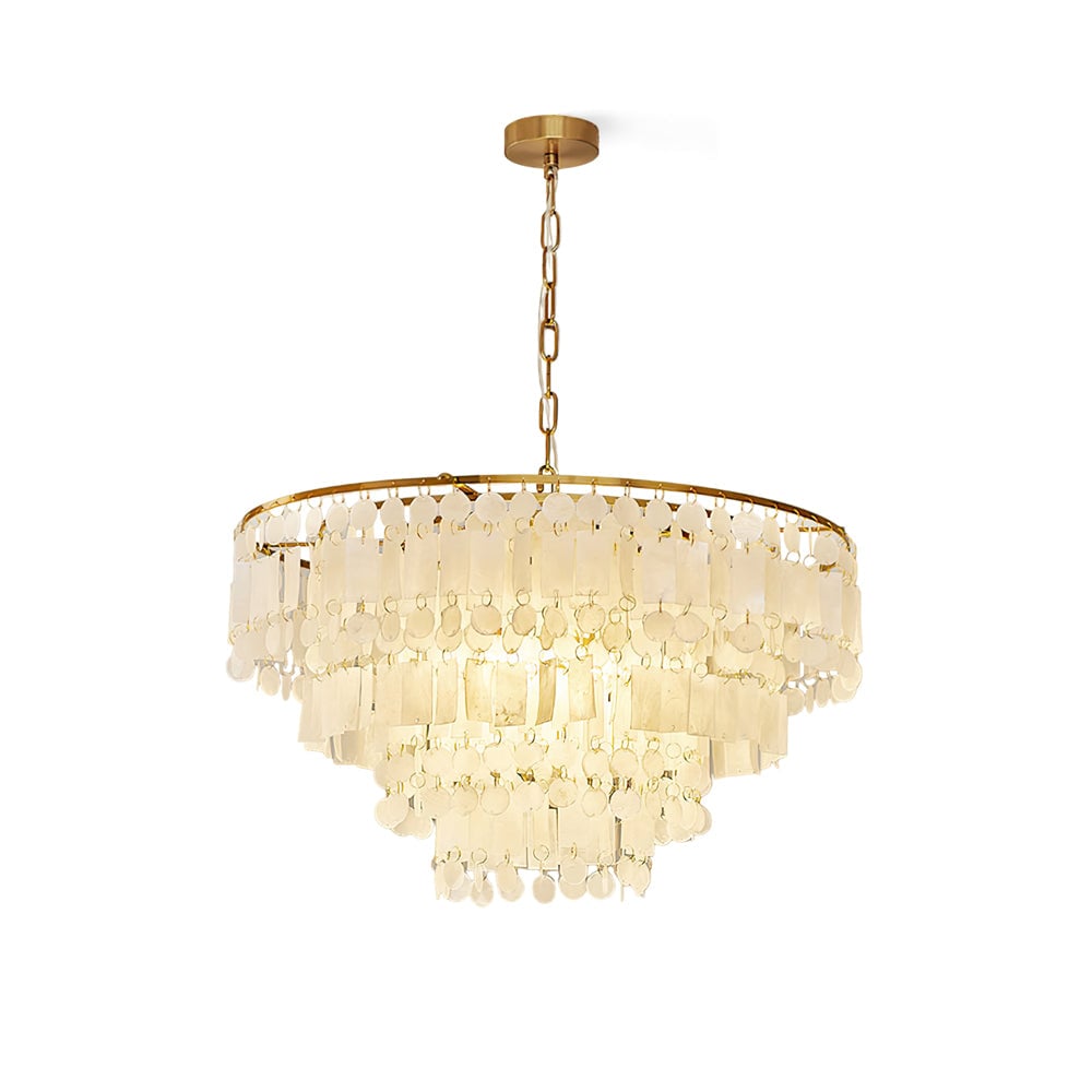 Capiz Shell Chandelier | Lumpaz