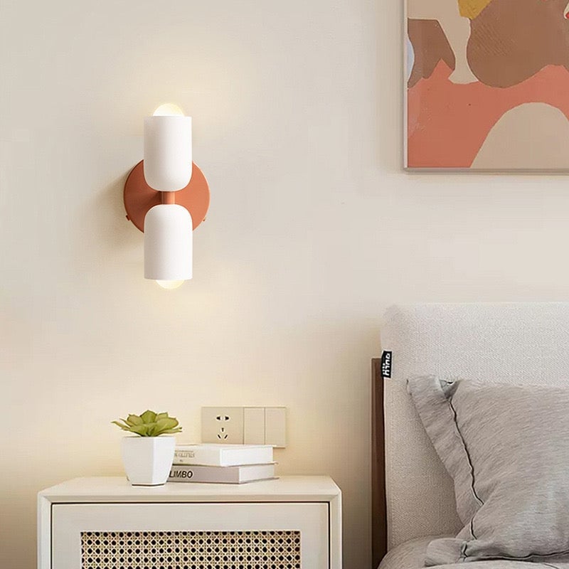 Creamy Double Head Plug-in Wall Light | Lumpaz
